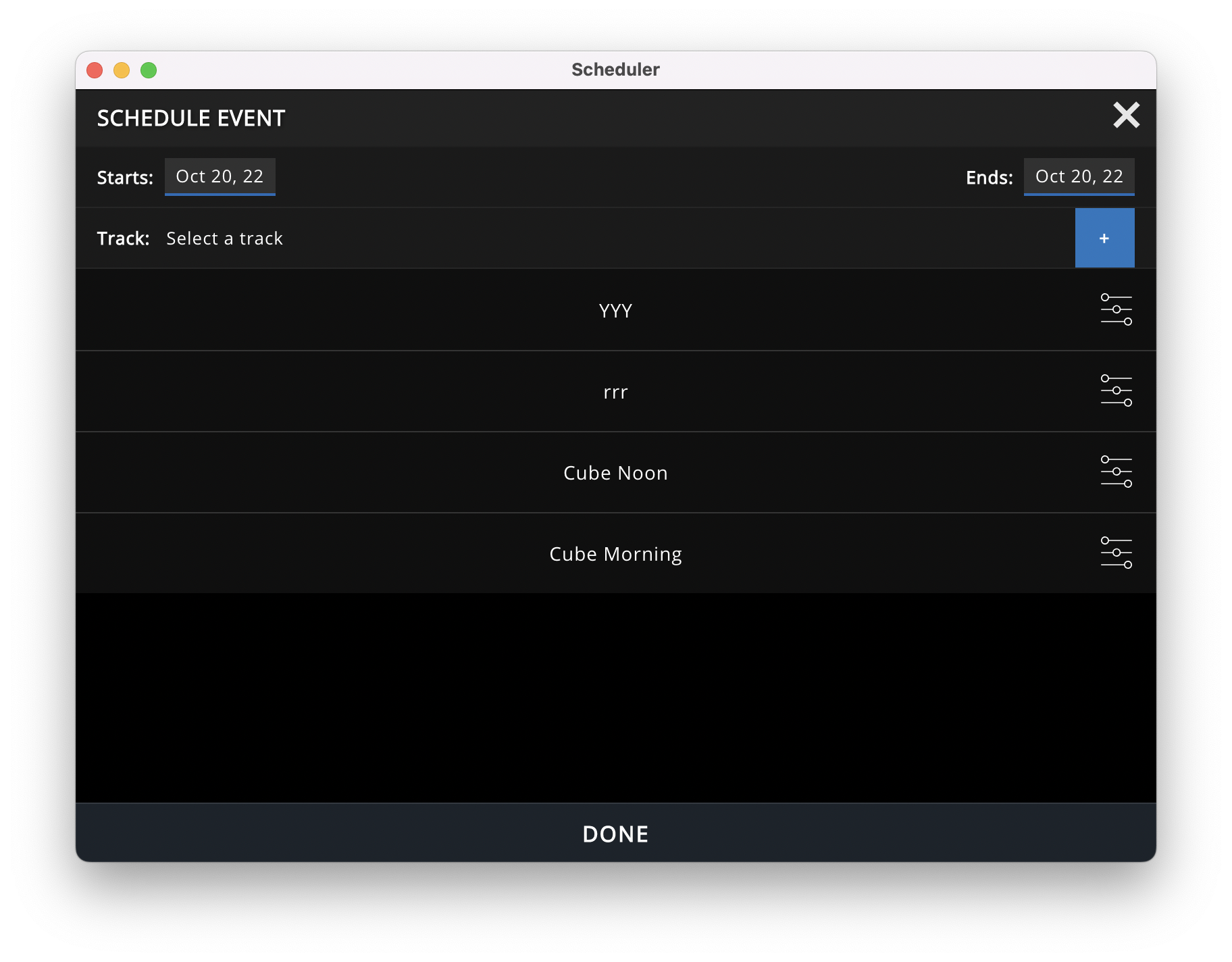 Scheduler – ProtoPixel - Help Centre