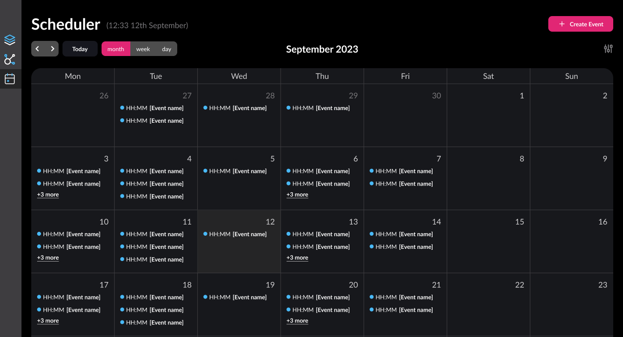 Scheduler viewing options – ProtoPixel - Help Centre