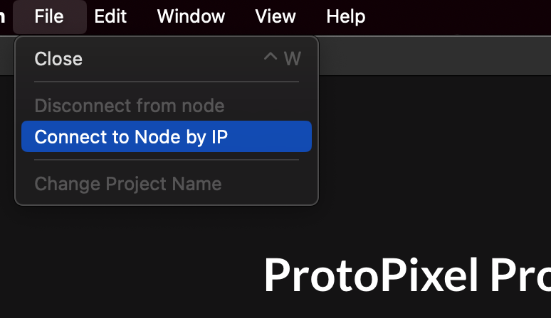 Access to a Node – ProtoPixel - Help Centre
