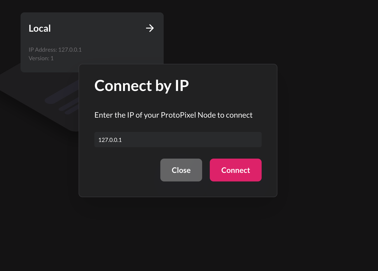 Access to a Node – ProtoPixel - Help Centre