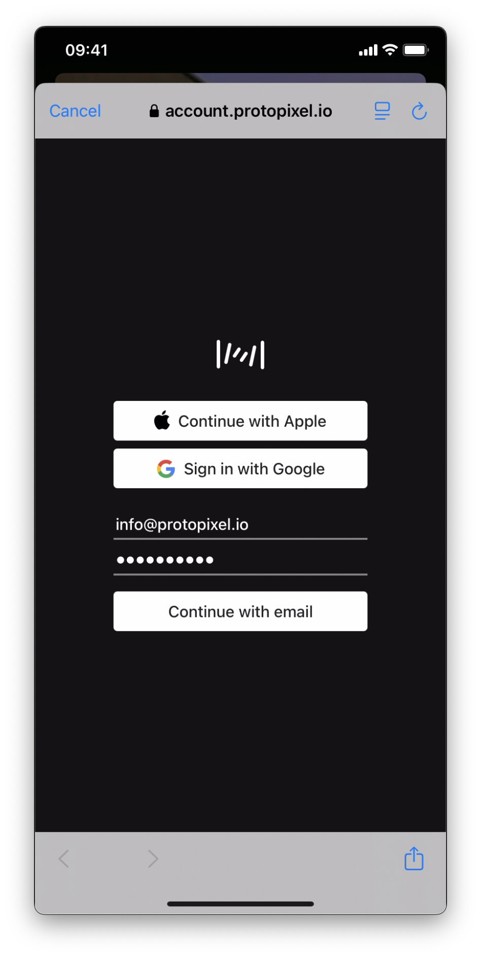 Create an account on MyProtoPixel using the ProtoPixel App – ProtoPixel - Help Centre