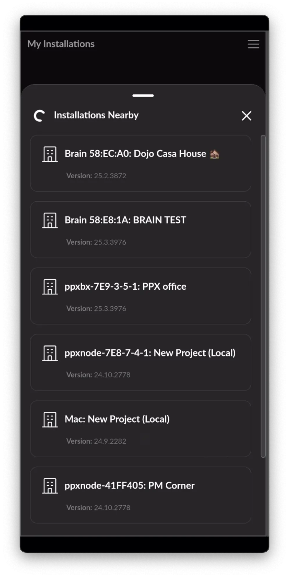 Add an existing installation – ProtoPixel - Help Centre