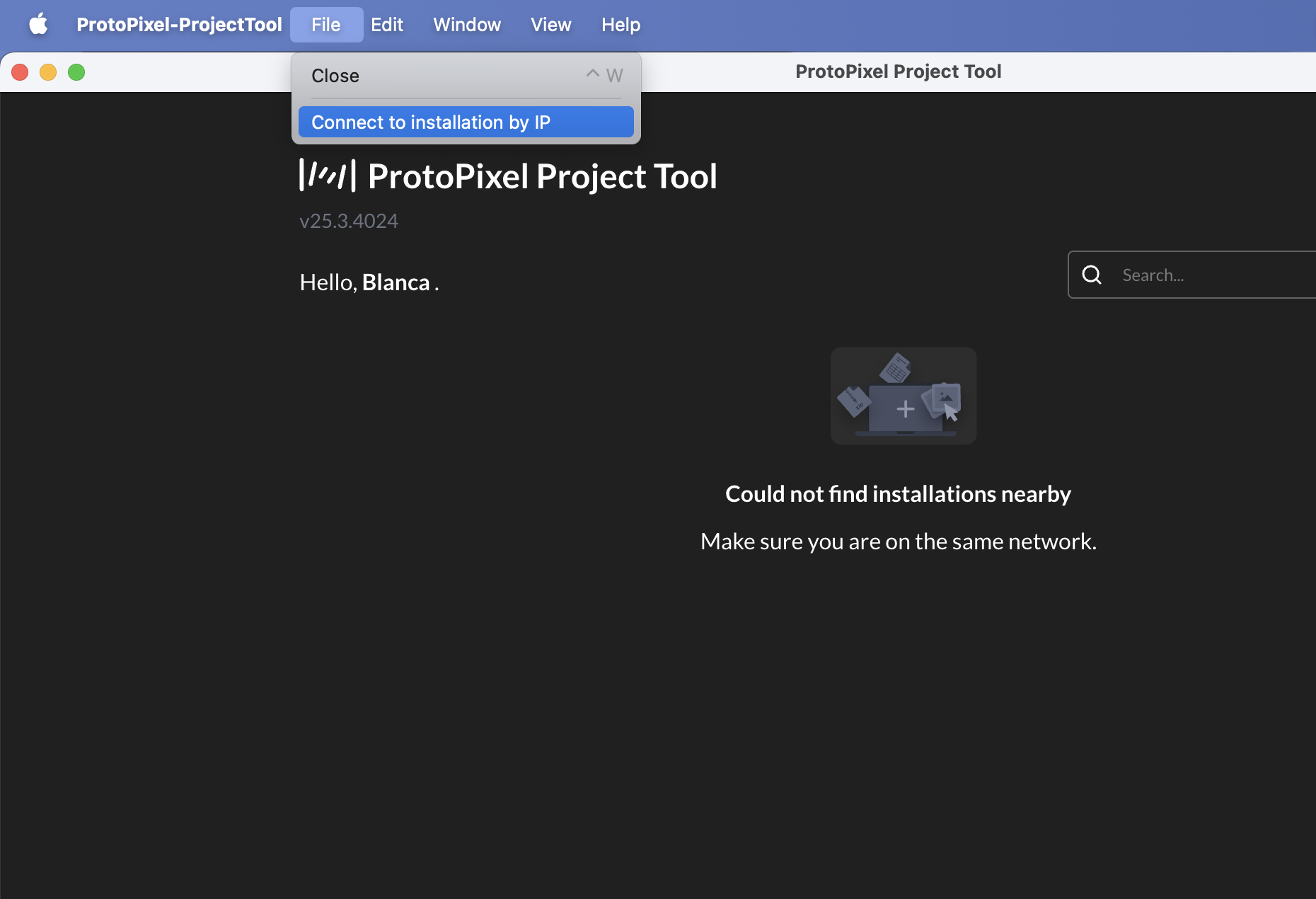 Access to an installation – ProtoPixel - Help Centre