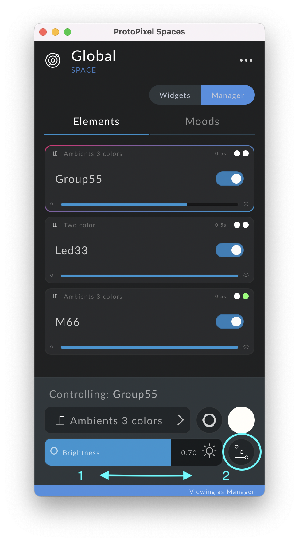 Elements and Zones – ProtoPixel - Help Centre